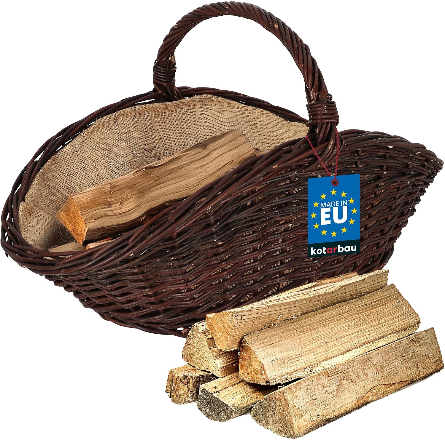 Weidenkorb Fur Holz Gro