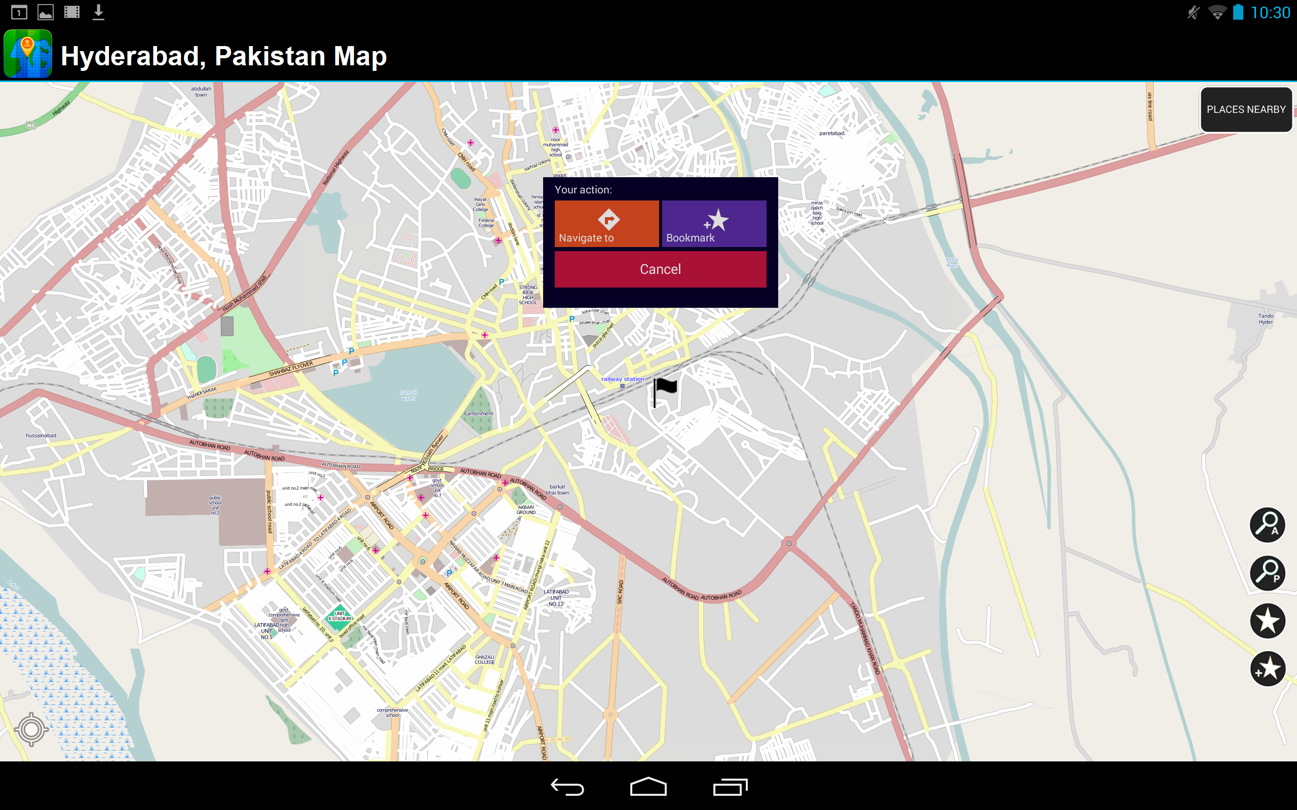 Hyderabad, Pakistan - Offline Karte:Amazon.de:Appstore for Android