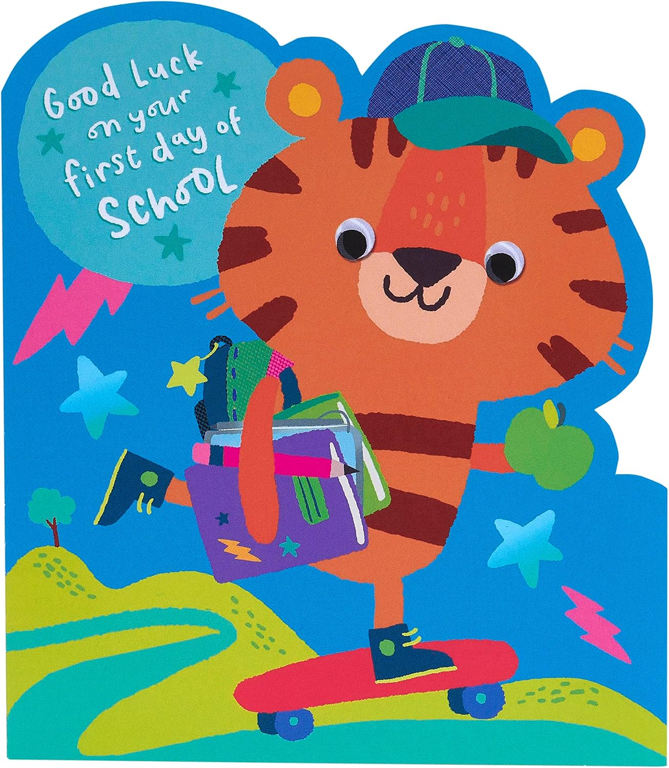 UK Greetings First Day At School Card For Him/Boy With Envelope - Cute ...