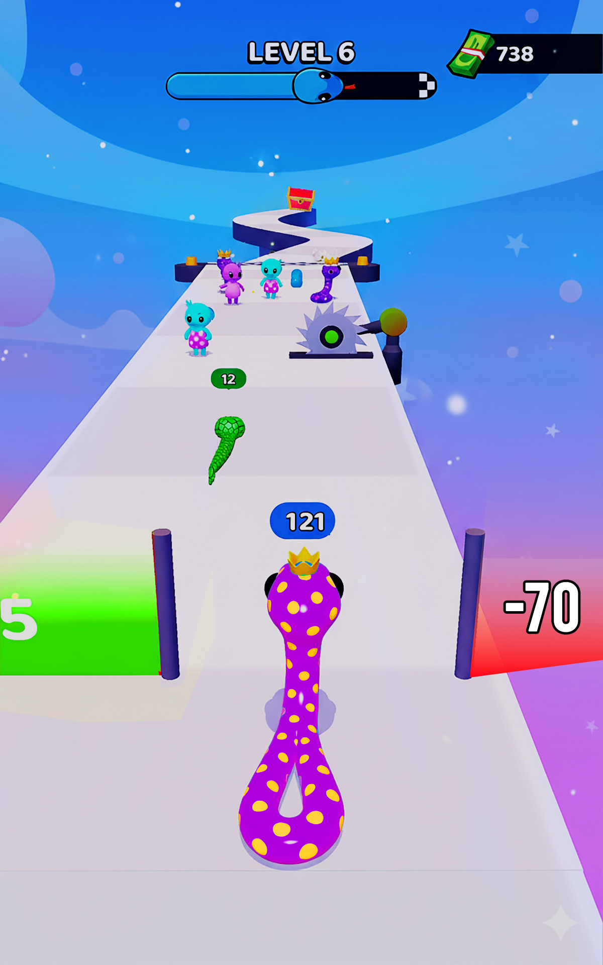 Snake Run Merge 3D: Fun IO Race - App on Amazon Appstore