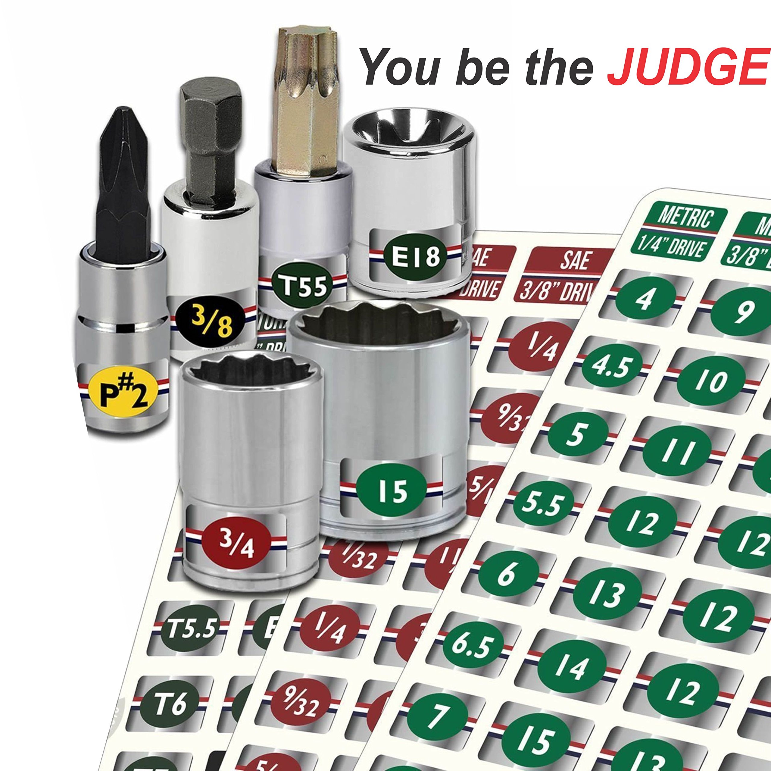 Buy Combo Deal - Adhesive Toolbox Labels plus our best"Master" Set of ...