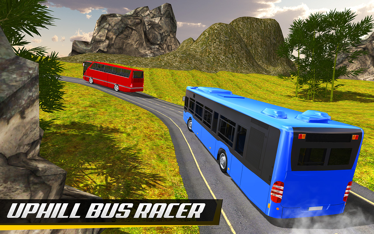 Hill Climb Bus Racing Game: Offroad Mountain Bus Driving Simulator ...