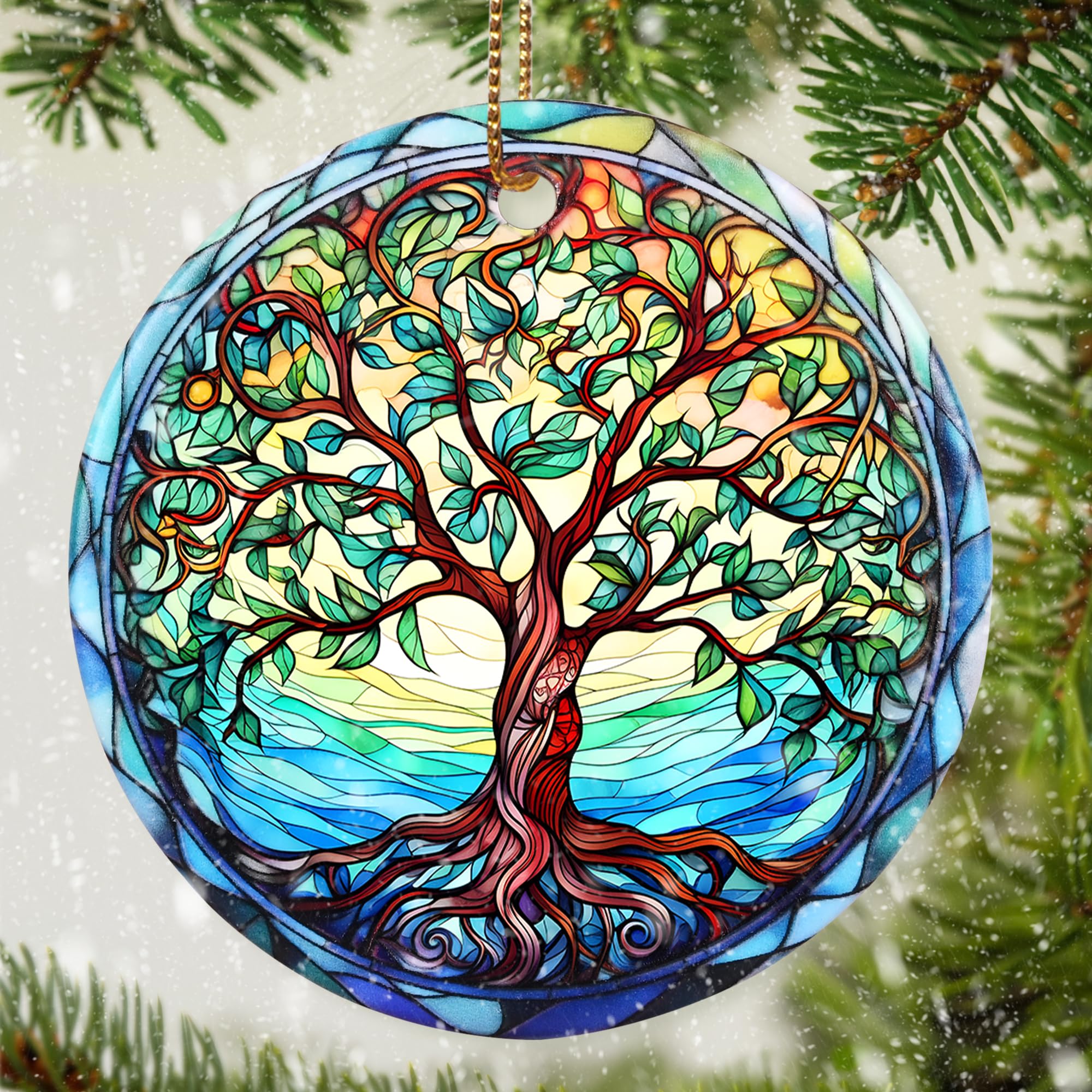 Amazon.com: Tree of Life Christmas Ornament, Dodosky Tree of Life ...