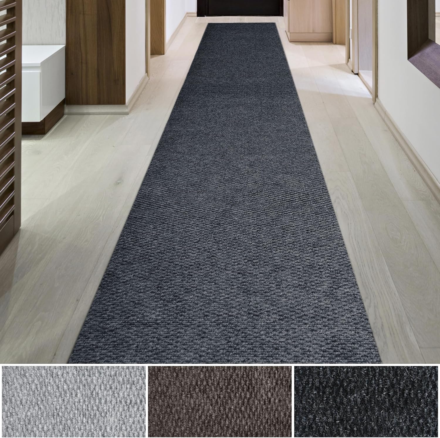 Amazon.com: iCustomRug Entryway Mat, 3 x 7ft, Charcoal, Indoor/Outdoor ...