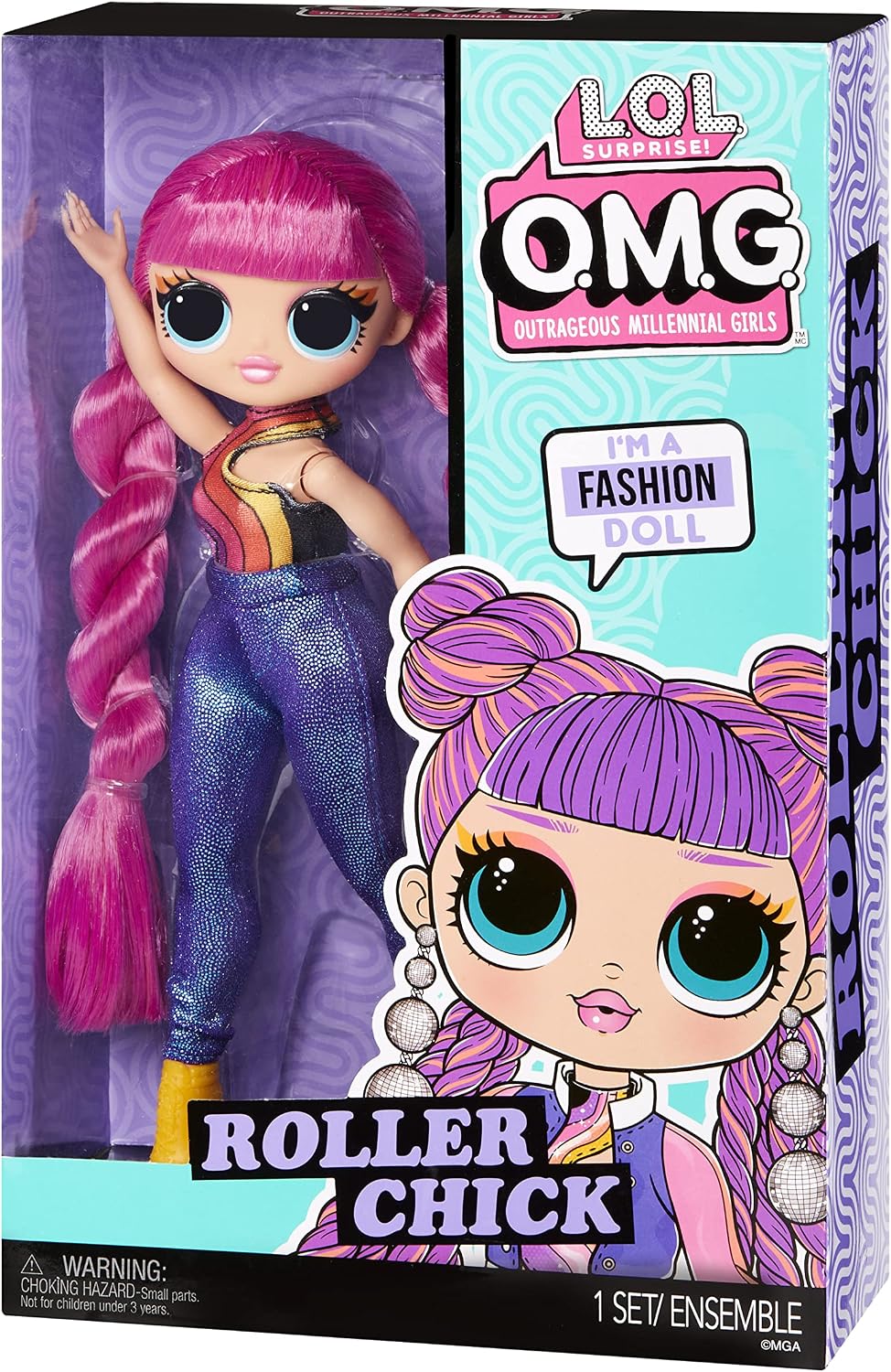 L.O.L. Surprise! Muñeca Mid OPP OMG - Roller Chick, Pink Chic O Uptown ...