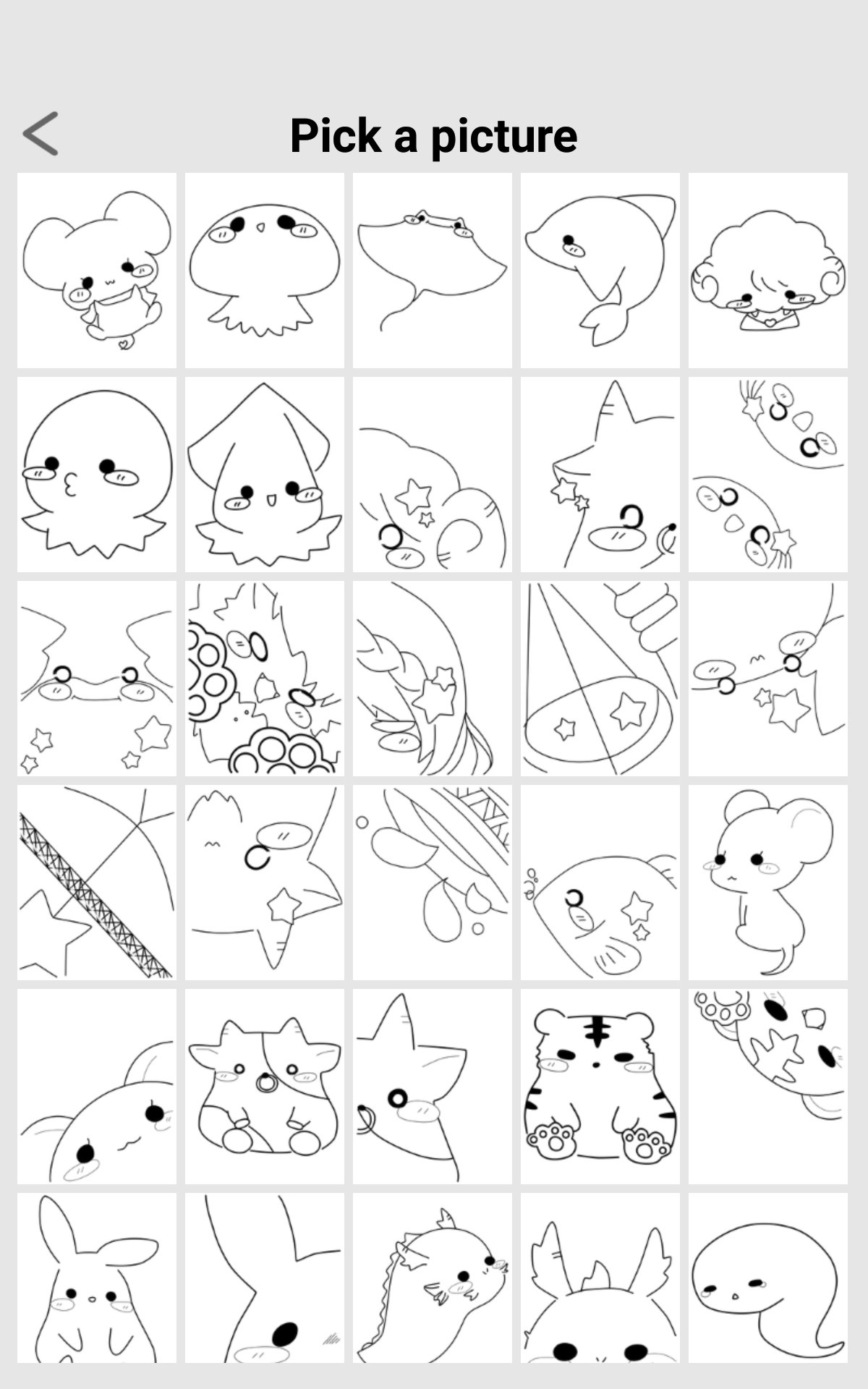 Tanuki Paint Kawaii Animal Coloring Book - App on Amazon Appstore
