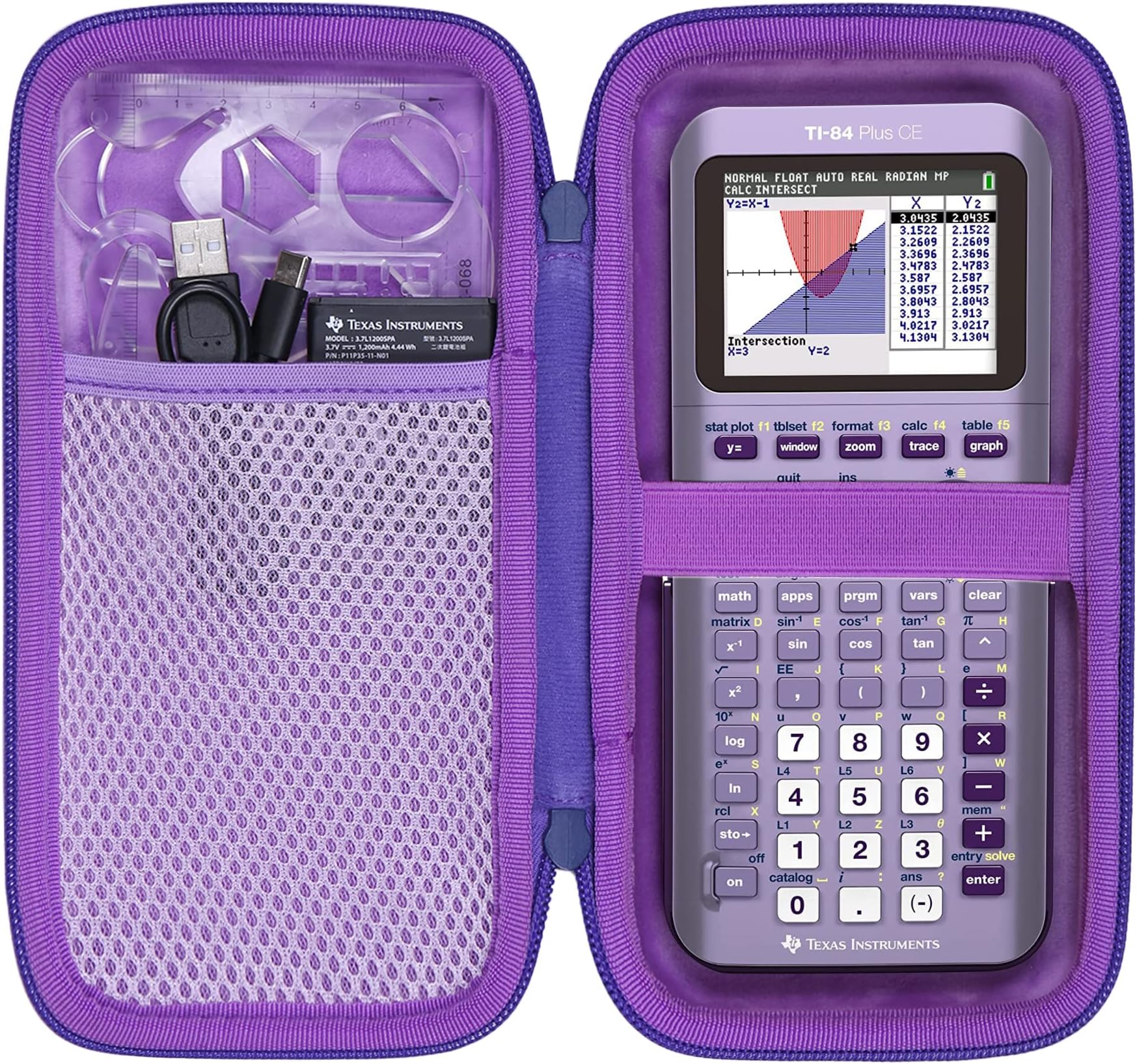 Amazon.com: co2CREA Hard Case Compatible with Texas Instruments TI-84 ...