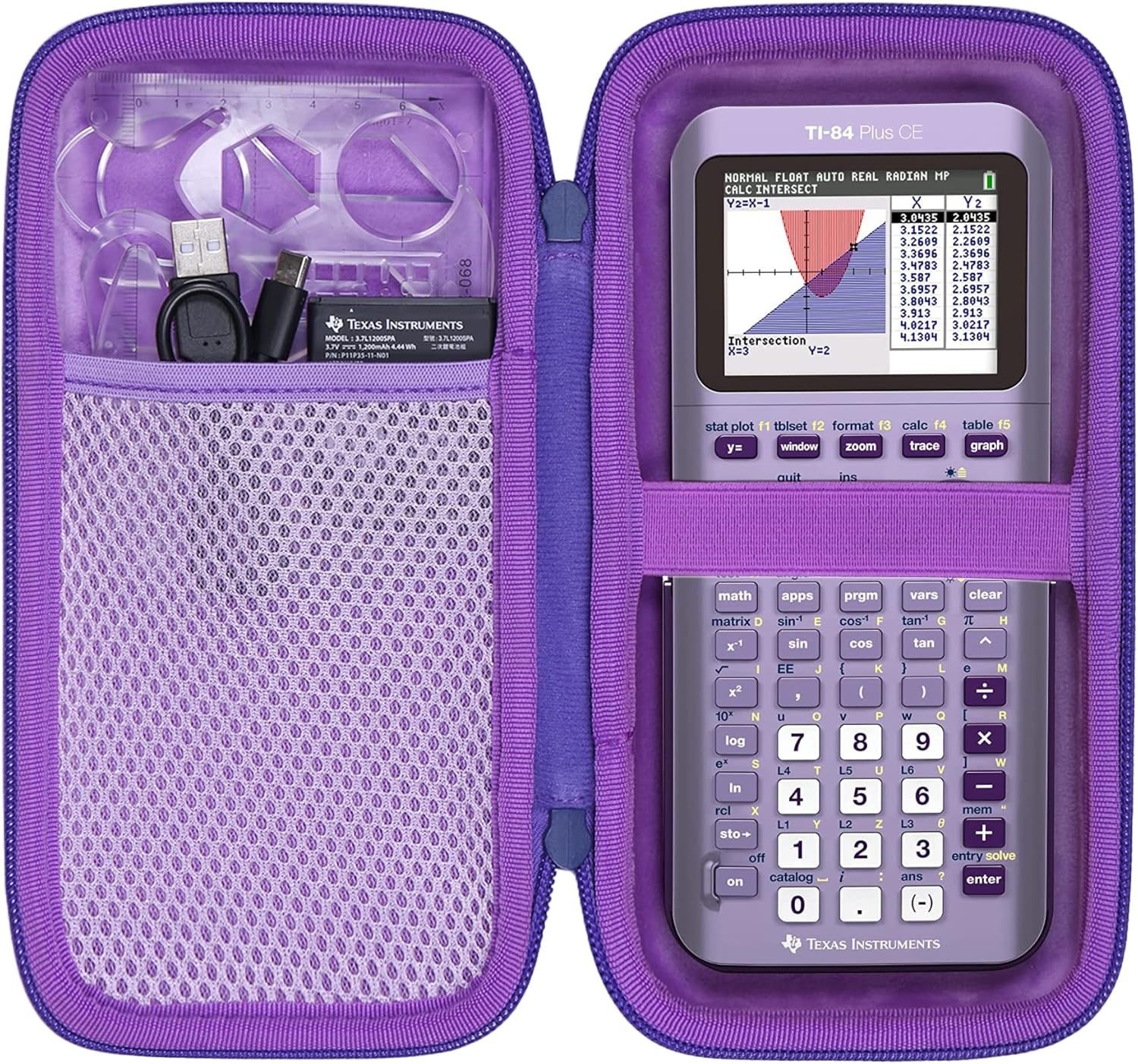Amazon.com: co2CREA Hard Case Compatible with Texas Instruments TI-84 ...