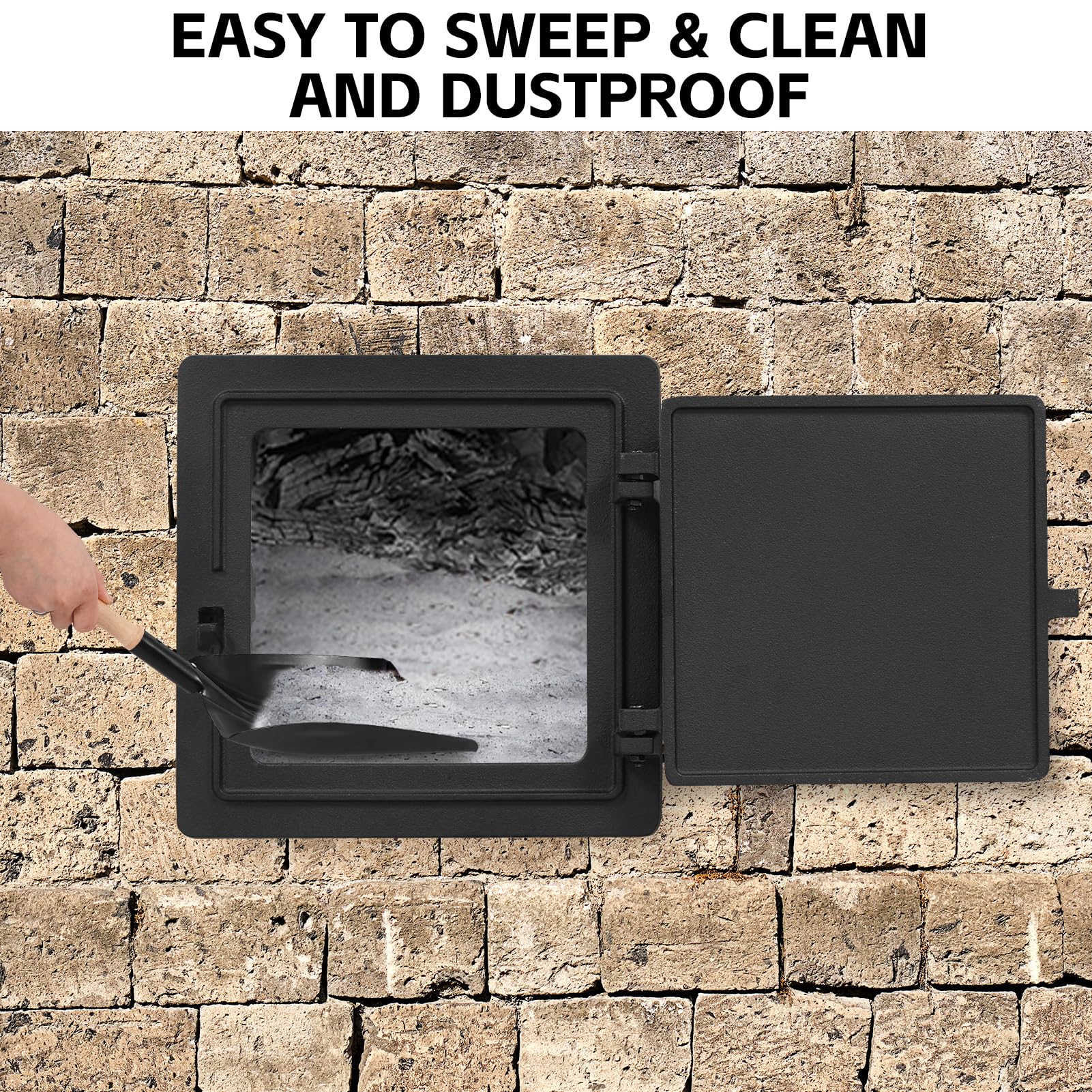 Fireplace Ash Dump Door
