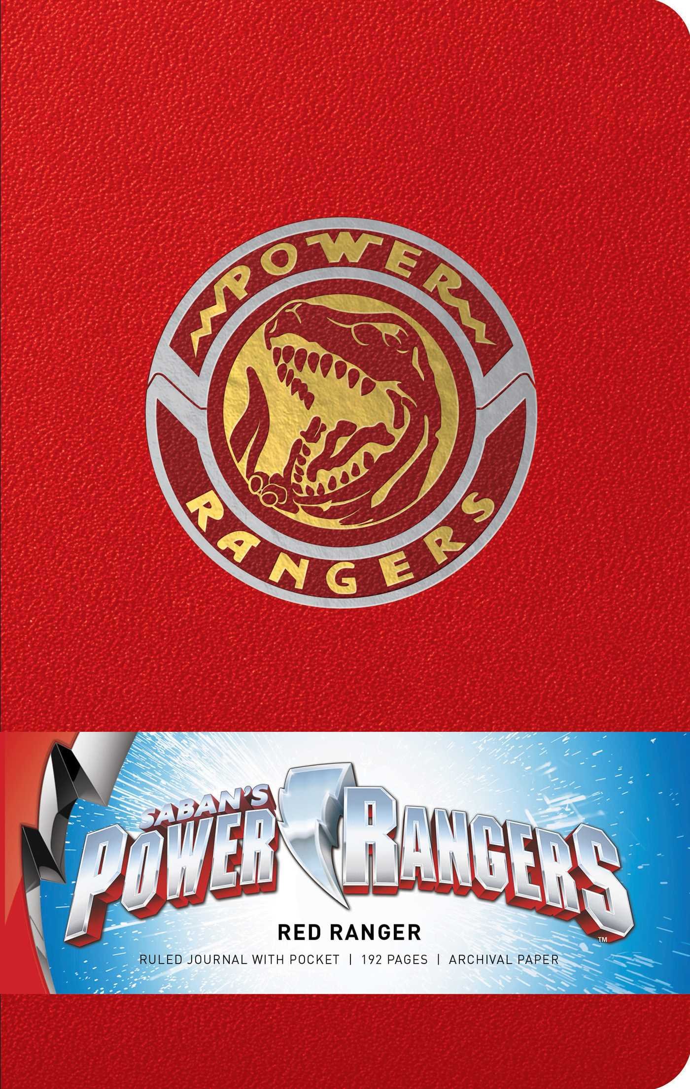Power Rangers: Red Ranger Hardcover Ruled Journal (90's Classics ...