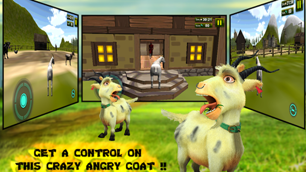 New Crazy Goat Simulator Attack Rampage Offline 3D Game for Free:Amazon.com:Appstore for Android