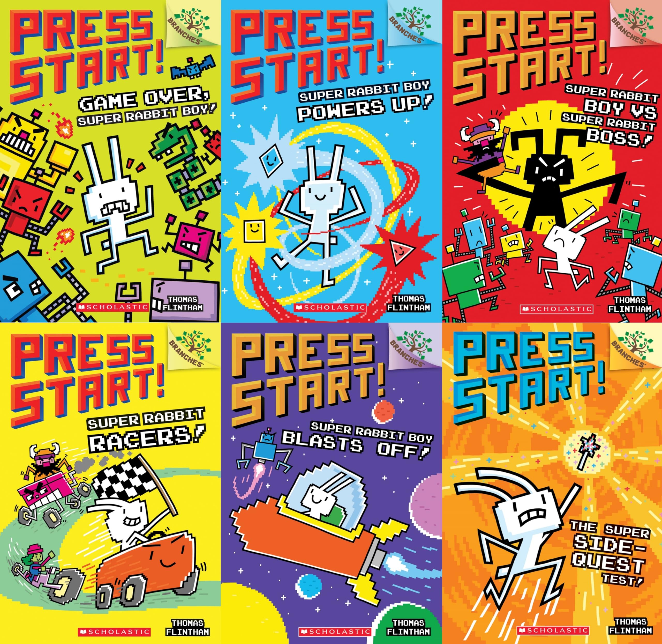 Press Start! - Branches Book Collection Set - ( 6 Books ): Thomas ...