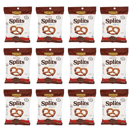 Amazon.com: Unique Snacks - Splits, Homestyle, Original Pretzels 2.12 ...