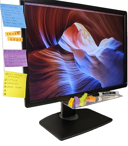 Amazon.com : Foster Monitor Sticky Notes Holder, Memo Board, Message ...