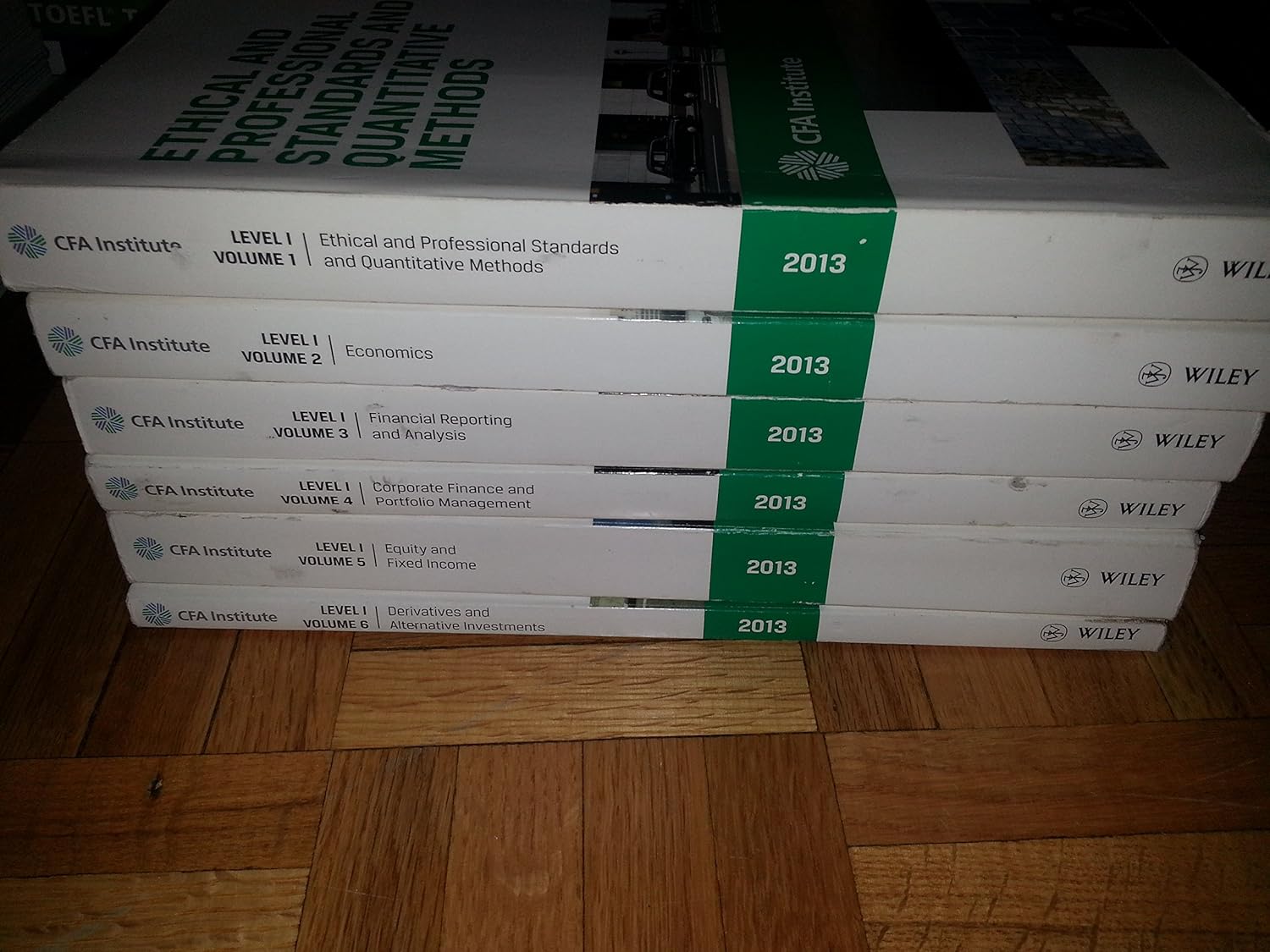 CFA Program Curriculum, Level 1, 2013, Books 1-6: CFA Institute ...