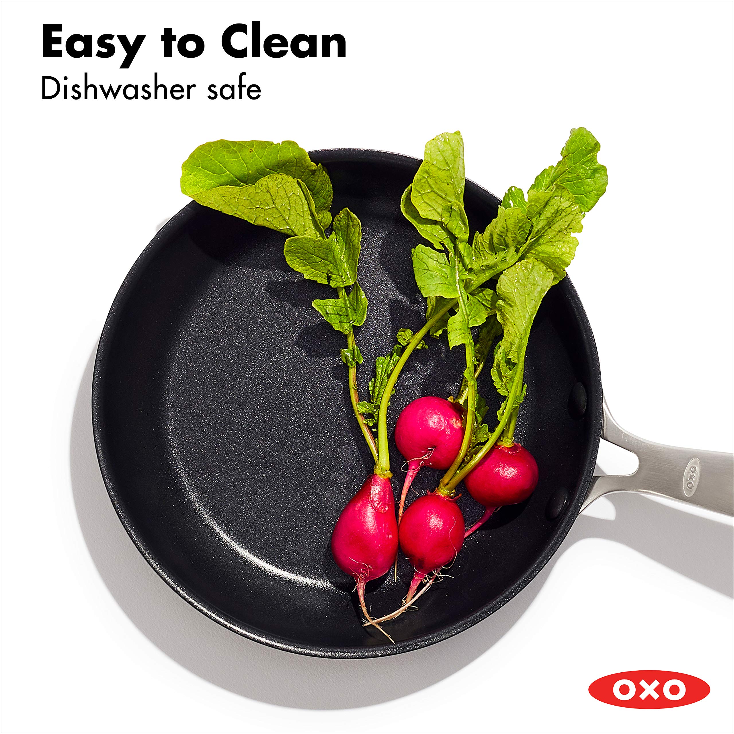 OXO Good Grips Pro 8" Frying Pan Skillet, 3-Layered German Engineered ...