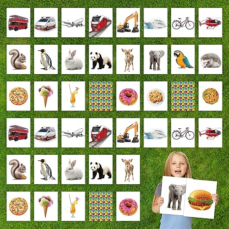 Amazon.com: JellyArch Giant Memory Game for Kids Memory Matching Game ...