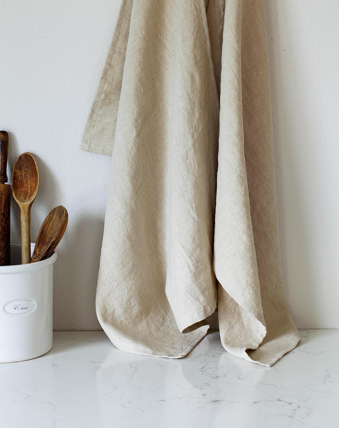 Amazon.com: LK PureLife Stonewashed Rustic Soft Linen kitchen Towels Over Size 20 x 30 Inch-100% ...