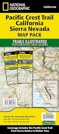 Pacific Crest Trail: California Sierra Nevada [Map Pack Bundle ...