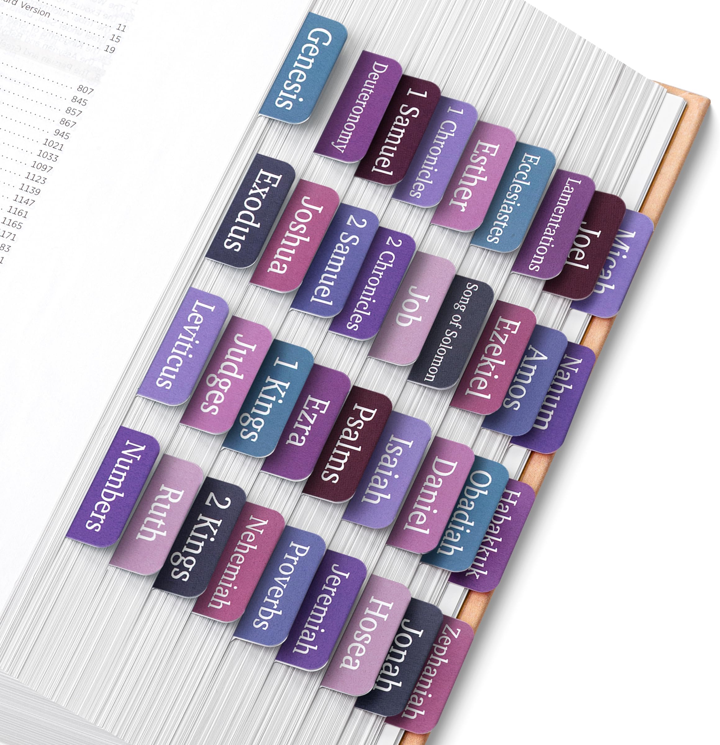 Amazon.com : Mr. Pen- Bible Tabs, 75 Tabs, Amethyst Dreams, Laminated ...