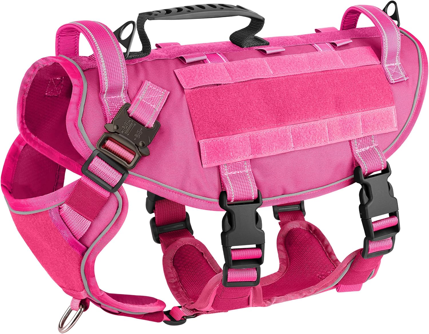 Amazon.com : PET ARTIST Reflective Tactical Dog Vest Harness with ...