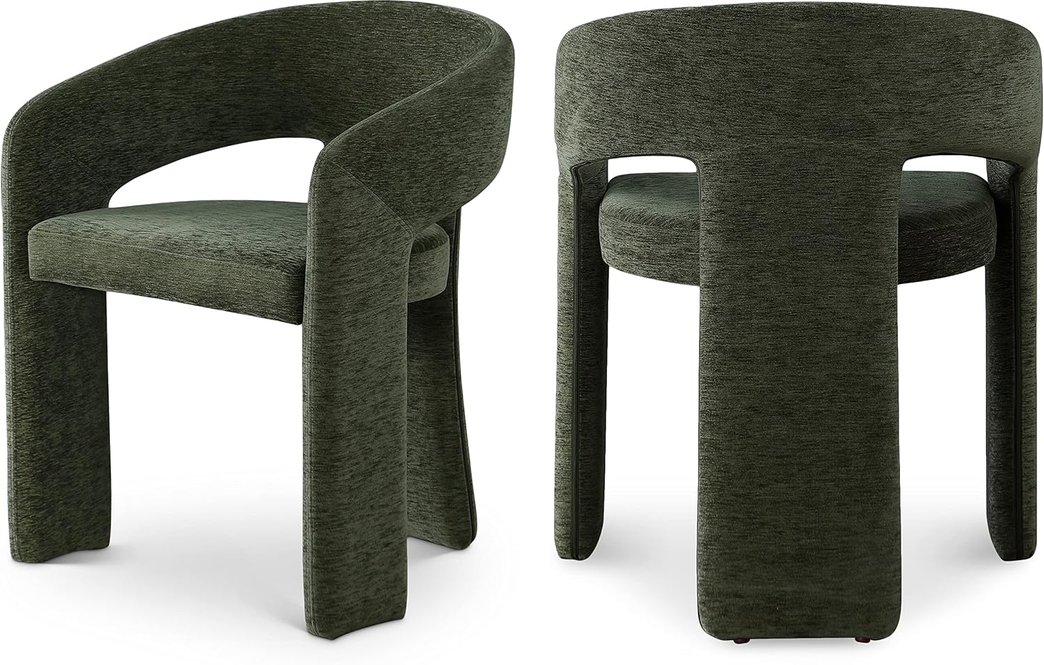 Amazon.com - Meridian Furniture Rendition Green Dining Chair (Set of 2 ...