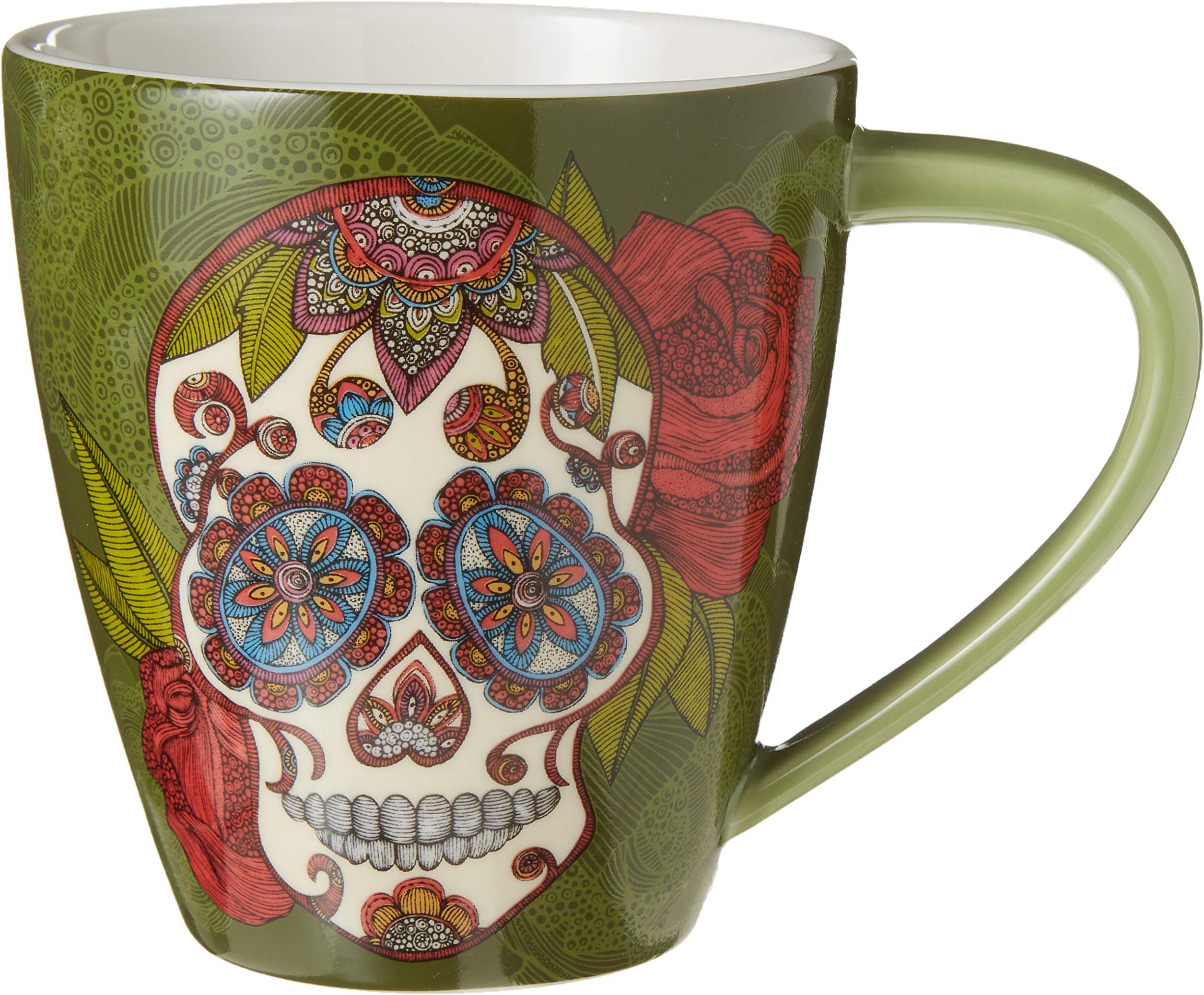 Amazon.com | Day of the Dead Mug - Add Coffee Shadows Turn to Skeletons ...