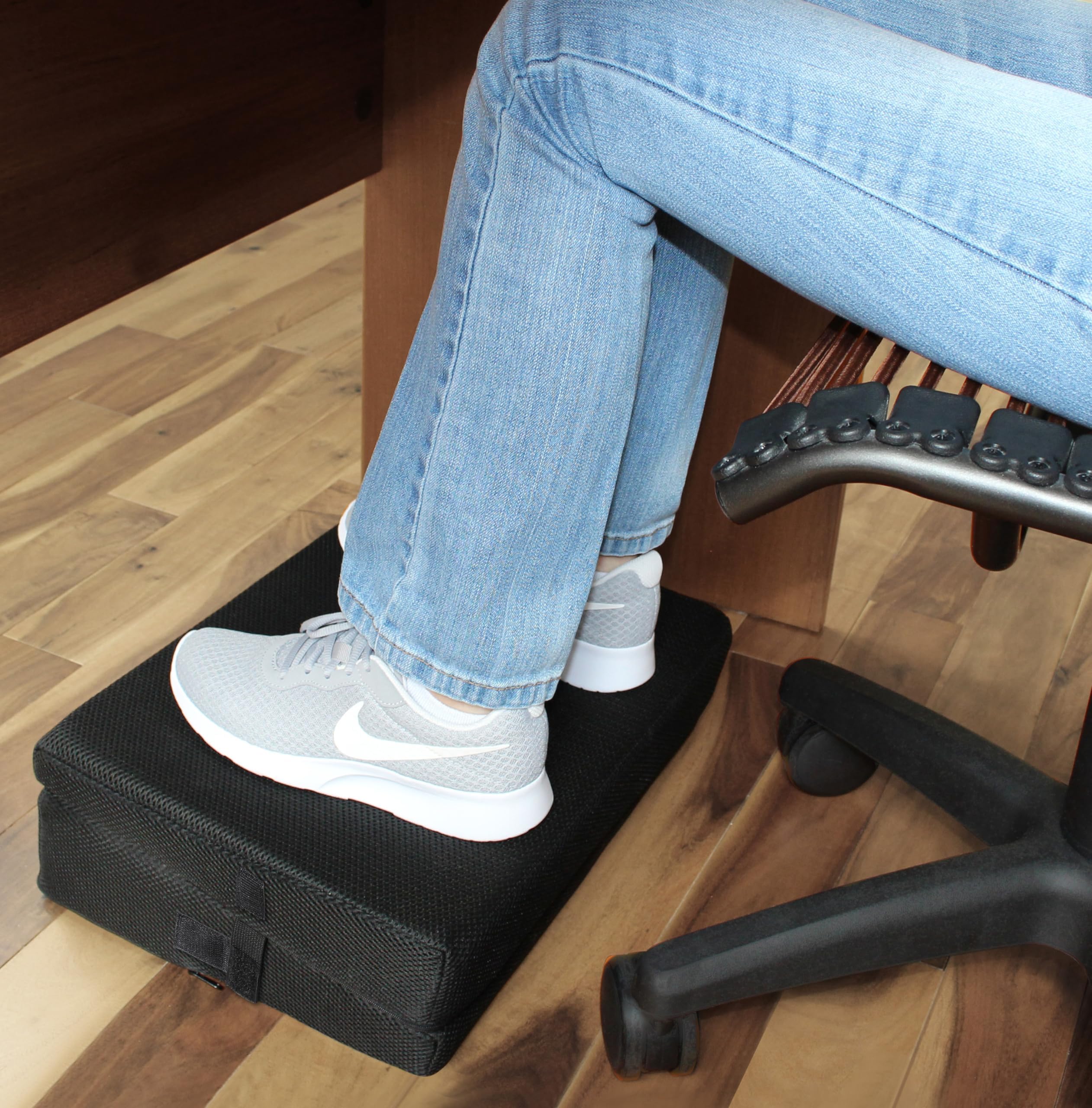 Amazon.com: InteVision Extra Large 2-in-1 Footrest for Added Height ...