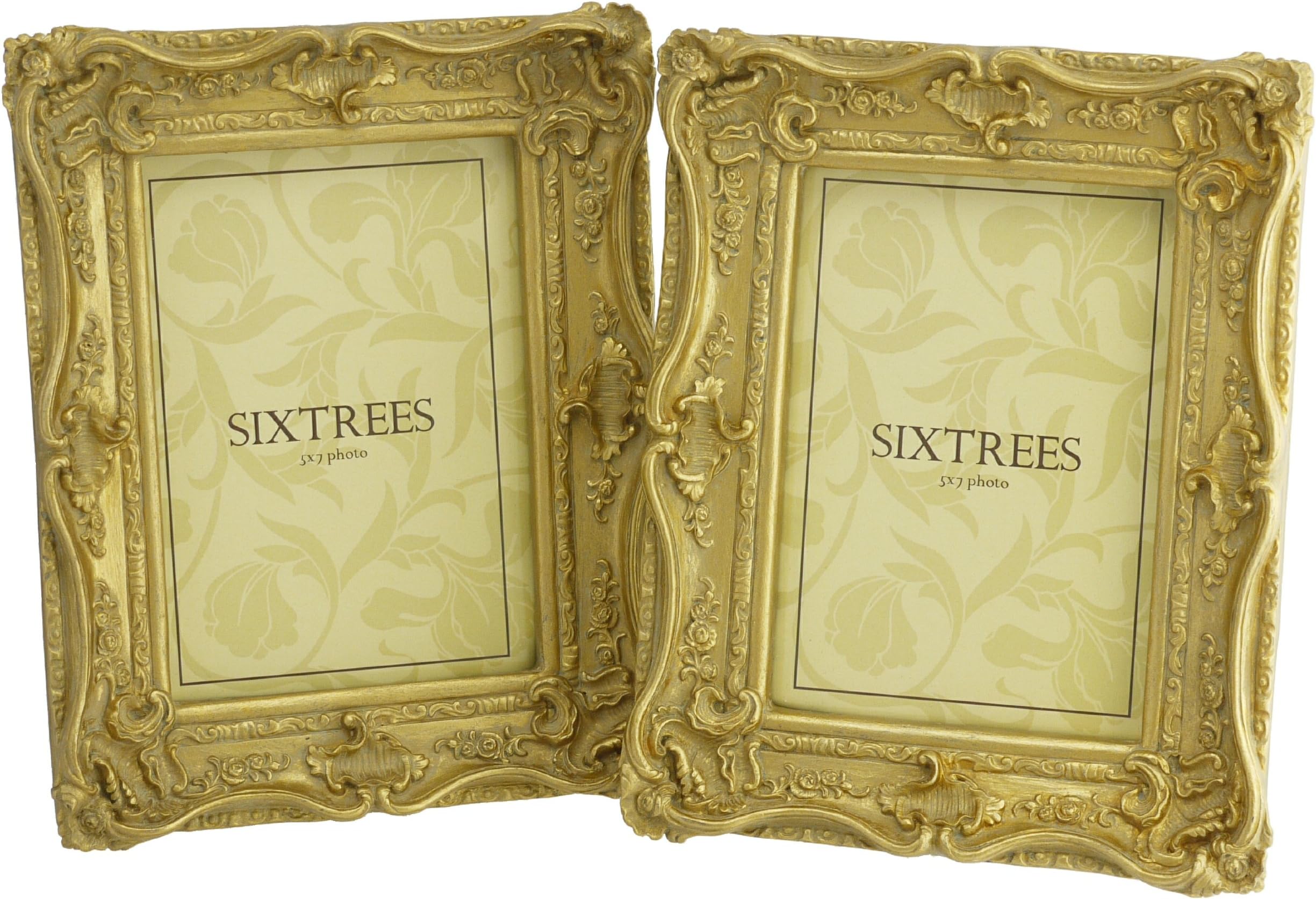 Shabby Chic Style Very Ornate Antique Gold Photo Frame for 7"x5 ...
