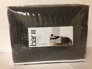 Amazon.com: bar III Garment Wash Grey FULL/QUEEN Comforter: Bar Iii ...