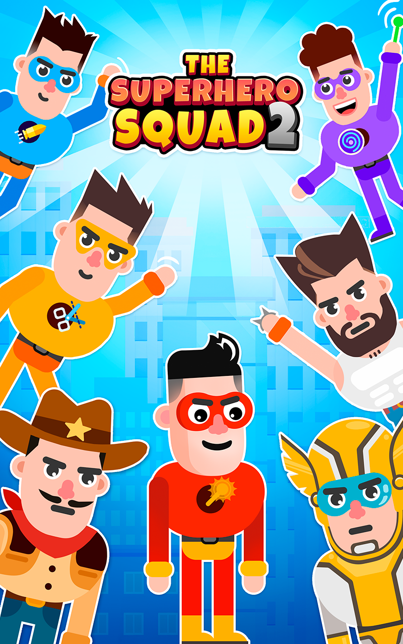 The Superhero Squad 2 – Action Hero Battle Game with Superpowers, Flying Abilities, Hero vs ...