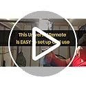 GONAT Universal Garage Door Opener Remote with Visor Clip, for ...