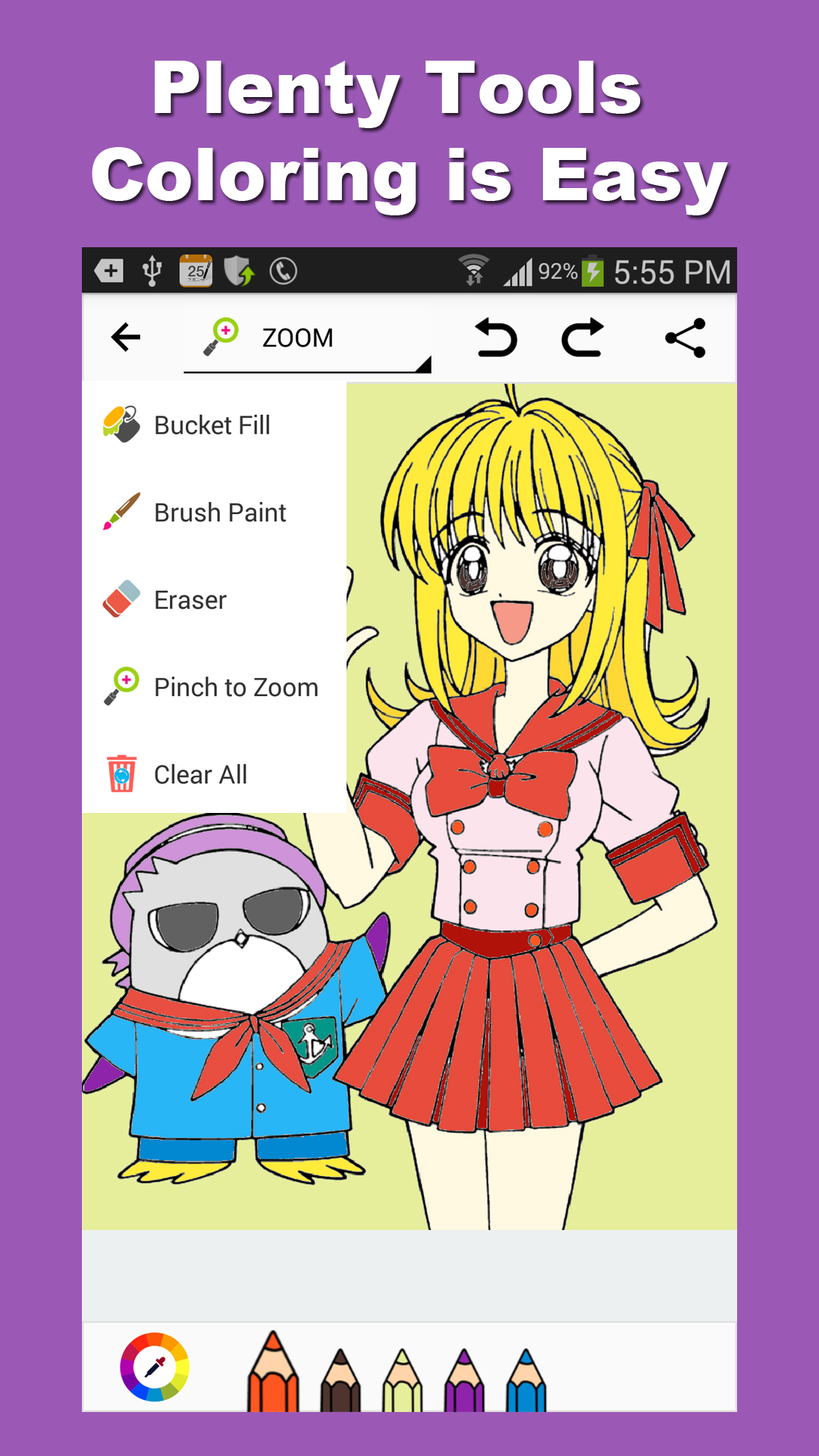 Anime Mermaid Girls Coloring for Girls and Kids - App on Amazon Appstore