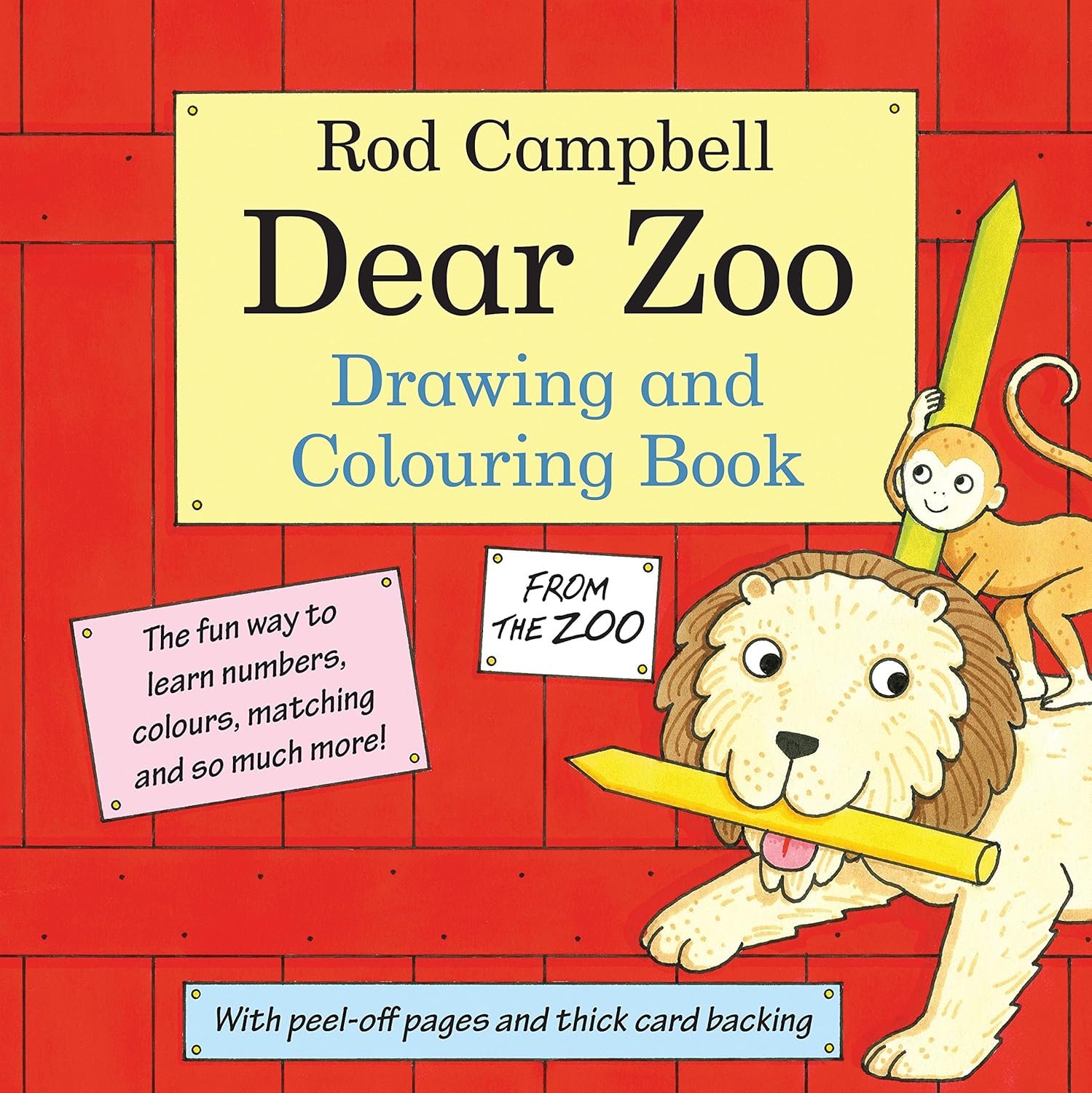 The Dear Zoo Drawing and Colouring Book: Rod Campbell: 9781509820658 ...