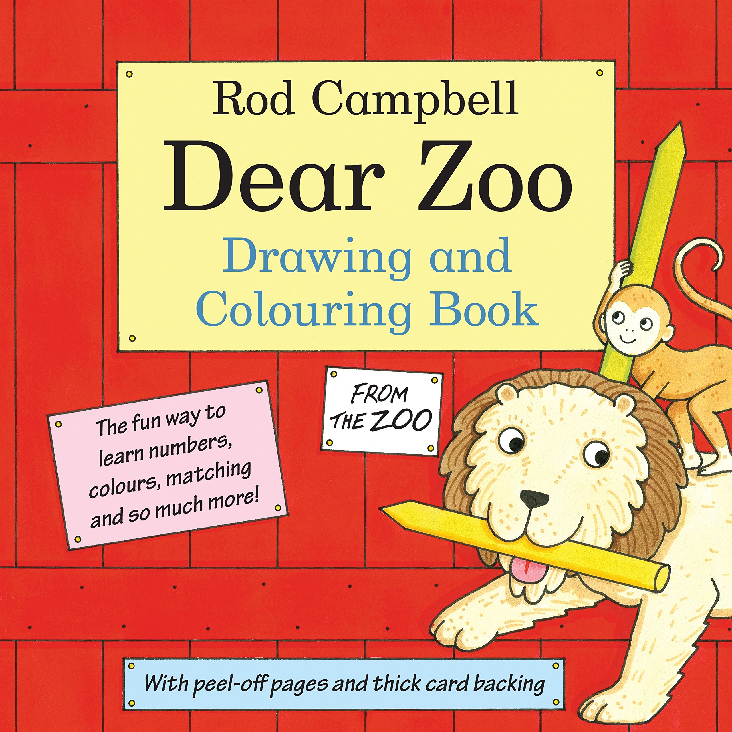 The Dear Zoo Drawing and Colouring Book : Campbell, Rod: Amazon.co.uk ...