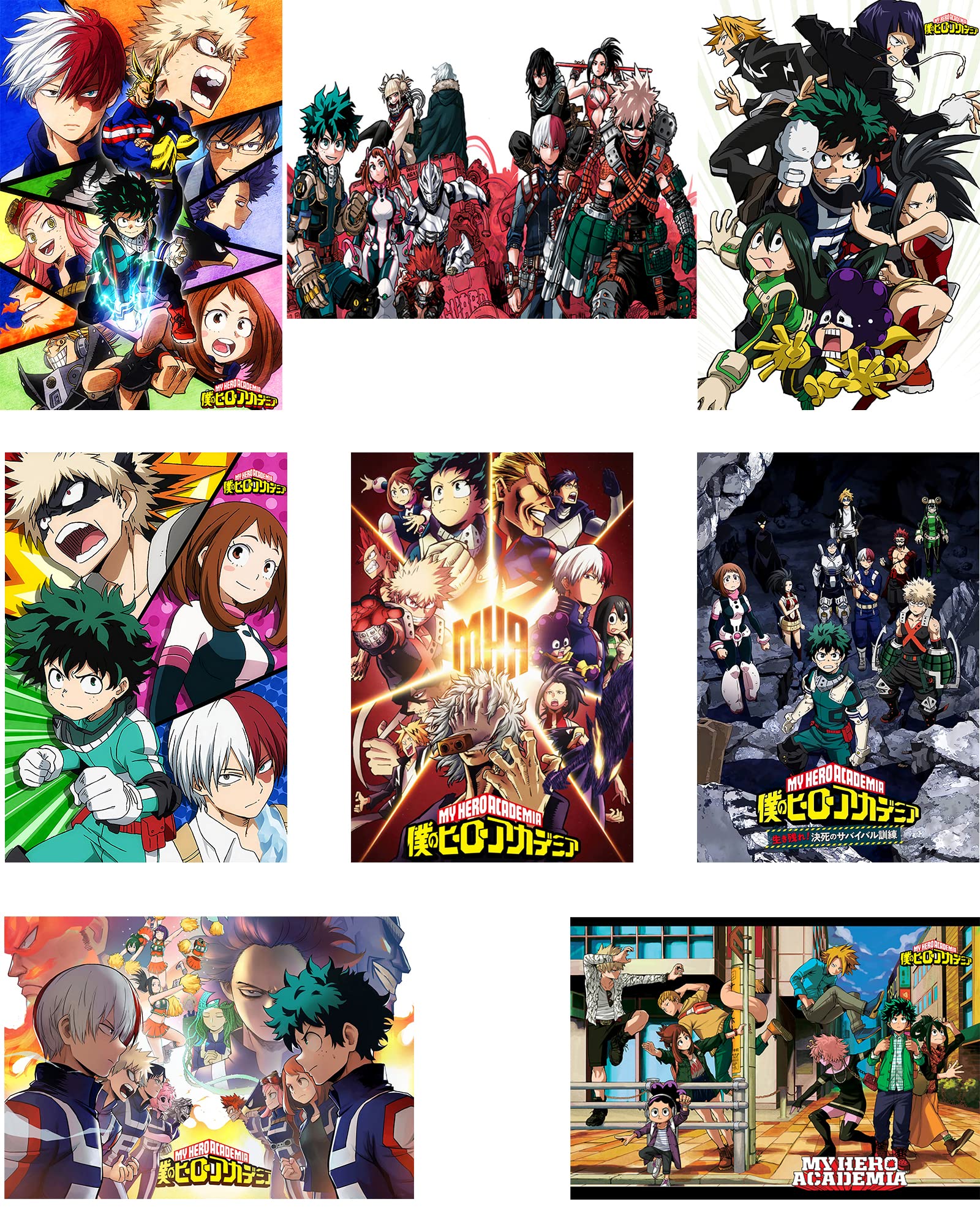 My Hero Academia Poster Mha 1 Japanese Anime Manga Poster | Desertcart ...