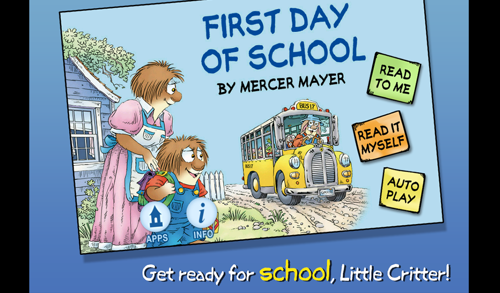 First Day of School - Little Critter - App on Amazon Appstore