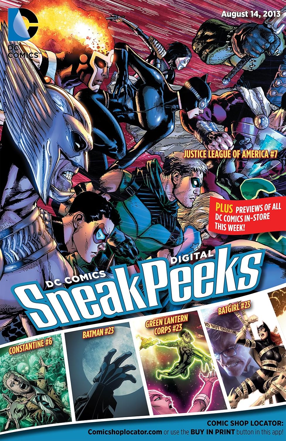 DC Comics Digital Sneak Peeks: 8/14/13 (DC Digital Comics Sneak Peeks ...