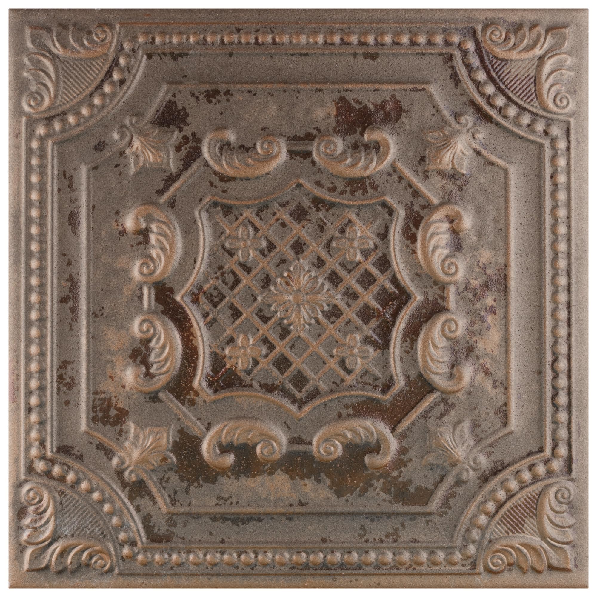 Merola Tile Fitz Copper 8" x 8" Ceramic Wall Tile - Amazon.com