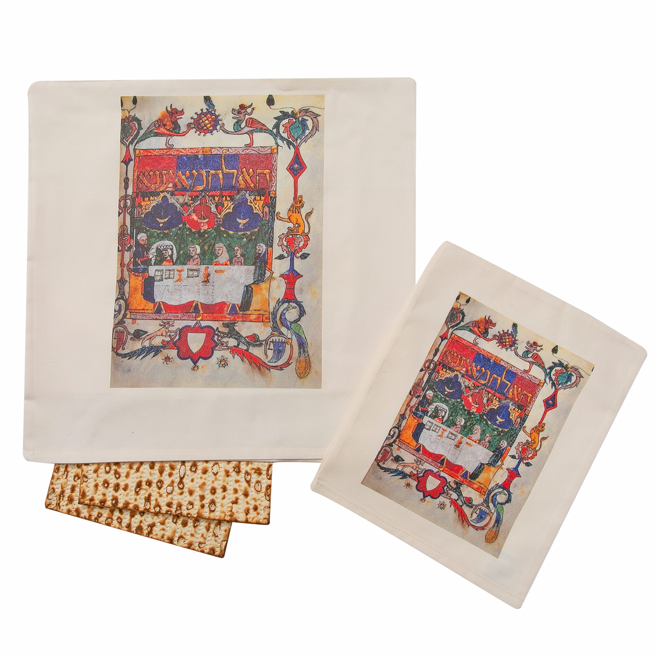 Buy Passover Matzah cover and Afikoman set, inspired by 14th century ...