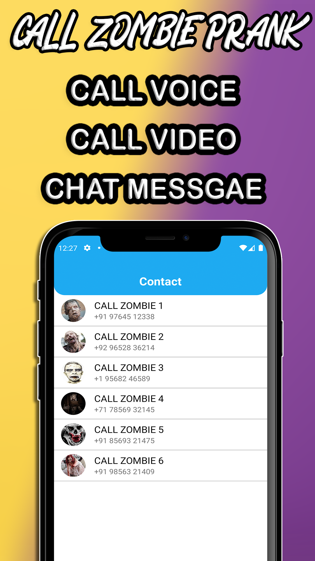 Video Call Scary Zombie - Zombie Fake Call and Chat Simulator Prank ...
