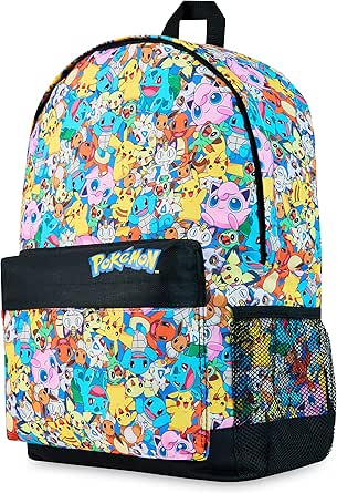 Pokemon Backpacks for Girls and Boys Teenagers Kids Rucksack Pikachu ...