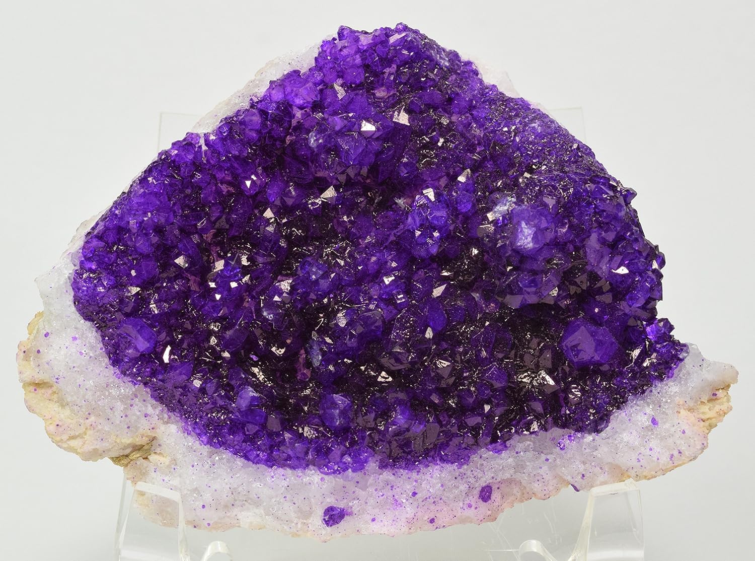 Amazon.com: HQRP 3.6" 160g Dyed Lilac Quartz Geode Druzy Cluster ...