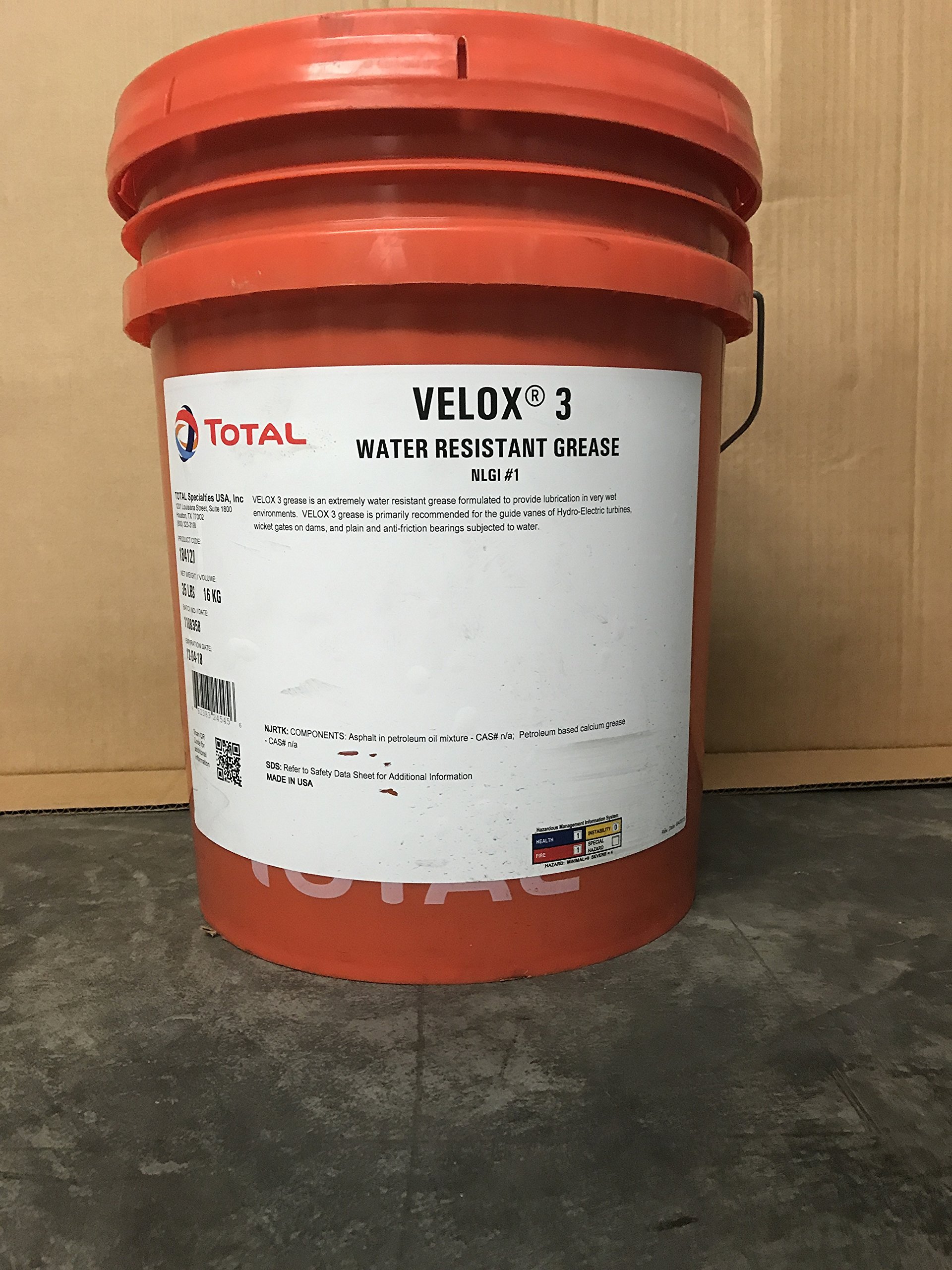 Velox 3 Grease Pail: Amazon.com: Industrial & Scientific