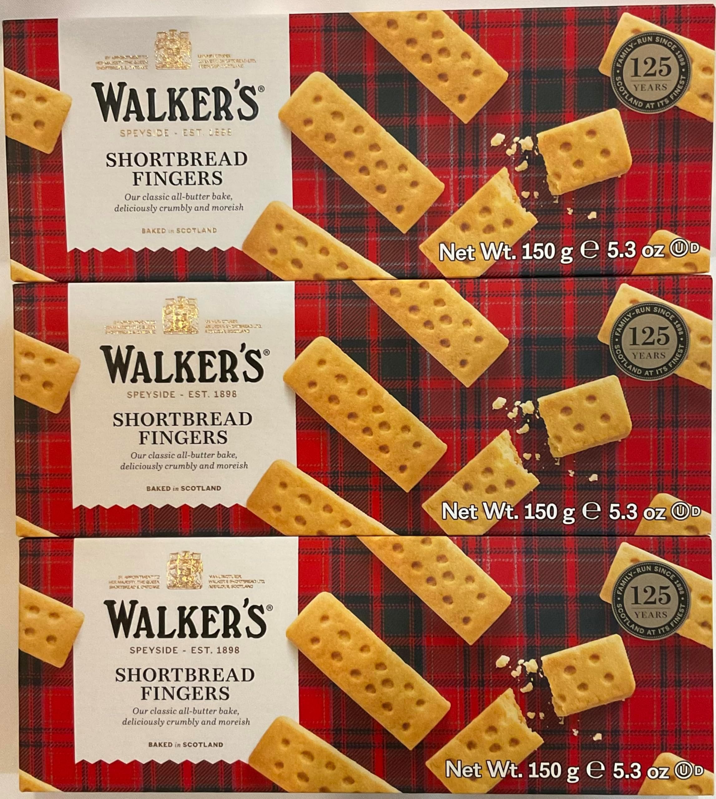 Amazon.com: Walkers Shortbread Fingers Shortbread Cookies Snack Packs ...