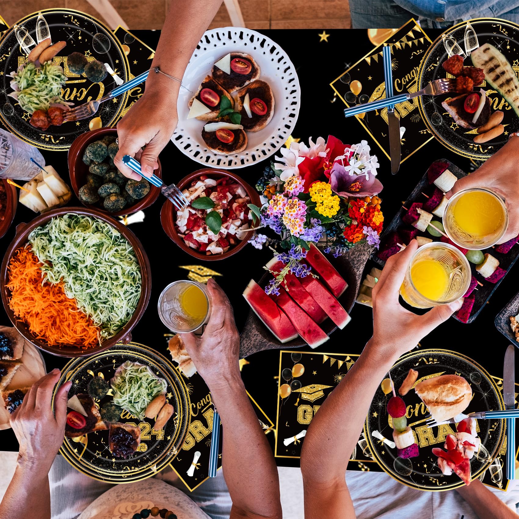 Snapklik.com : Graduation Plates And Napkins 2024 Graduation Party ...