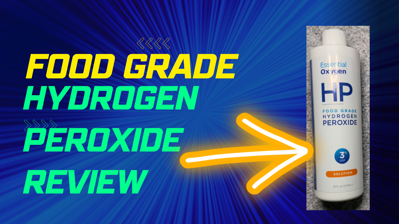 Watch My Honest Review of HP Food Grade Hydrogen Peroxide on Amazon Live