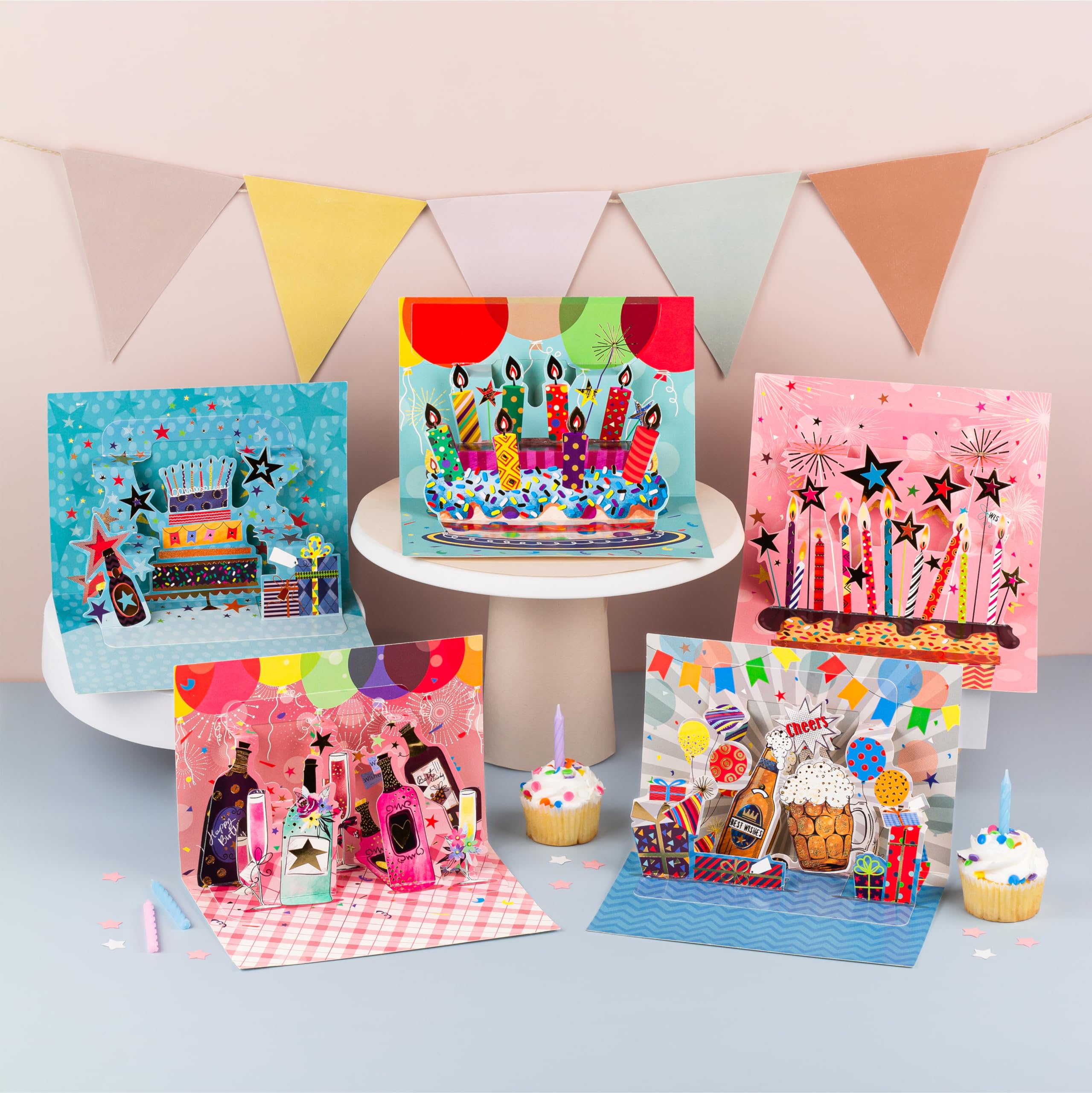 Rileys Pop Up Cards - Pop Up Birthday Cards for Women and Men - 3D ...