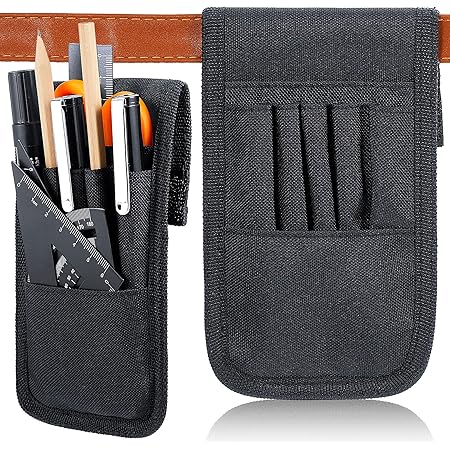 Amazon.com: Belt Pen Holder, Pencil Holder Pouch, Pen Sleeve Case ...