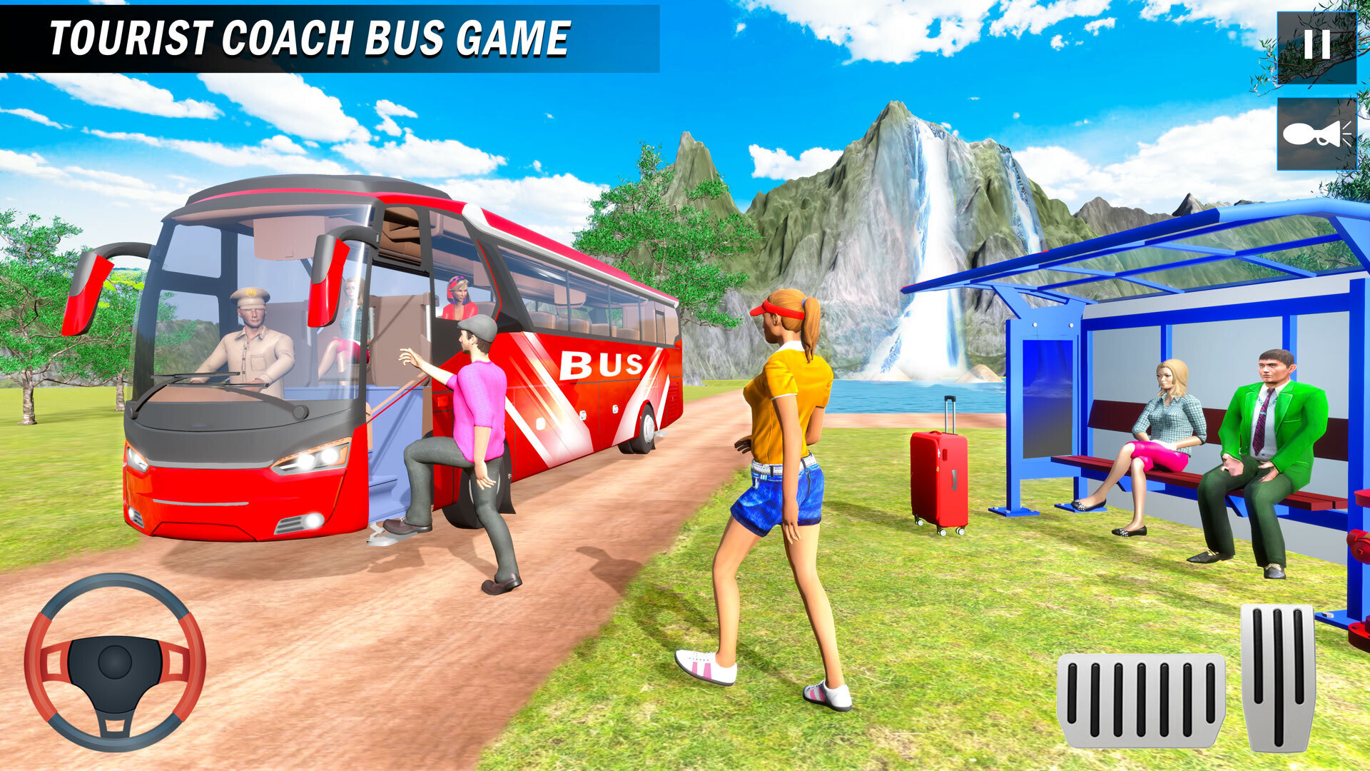 Offroad Tourist Bus Game - Coach Bus Driving - City Passenger Bus ...